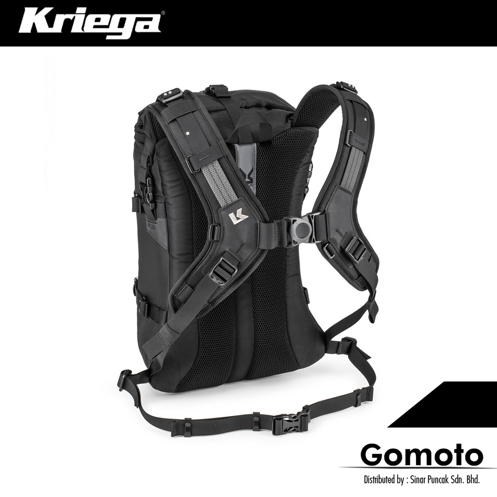 KRIEGA R22 BACKPACK – GOMOTO