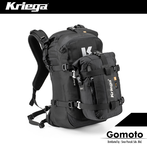 KRIEGA R22 BACKPACK – GOMOTO