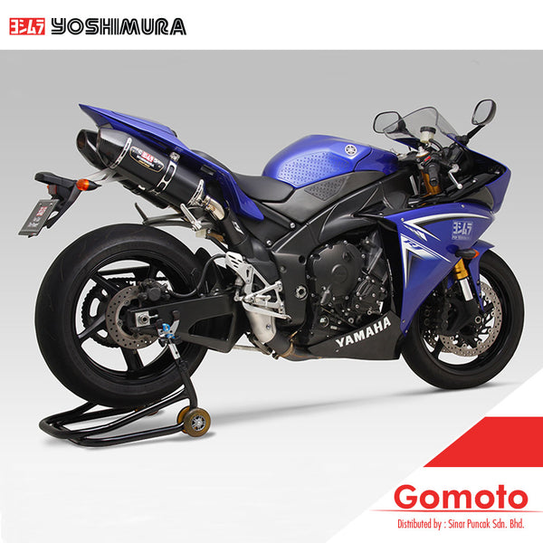 YOSHIMURA (STC) 110-388-5W80 TITANIUM COVER / CARBON END SLIP-ON R77J ...